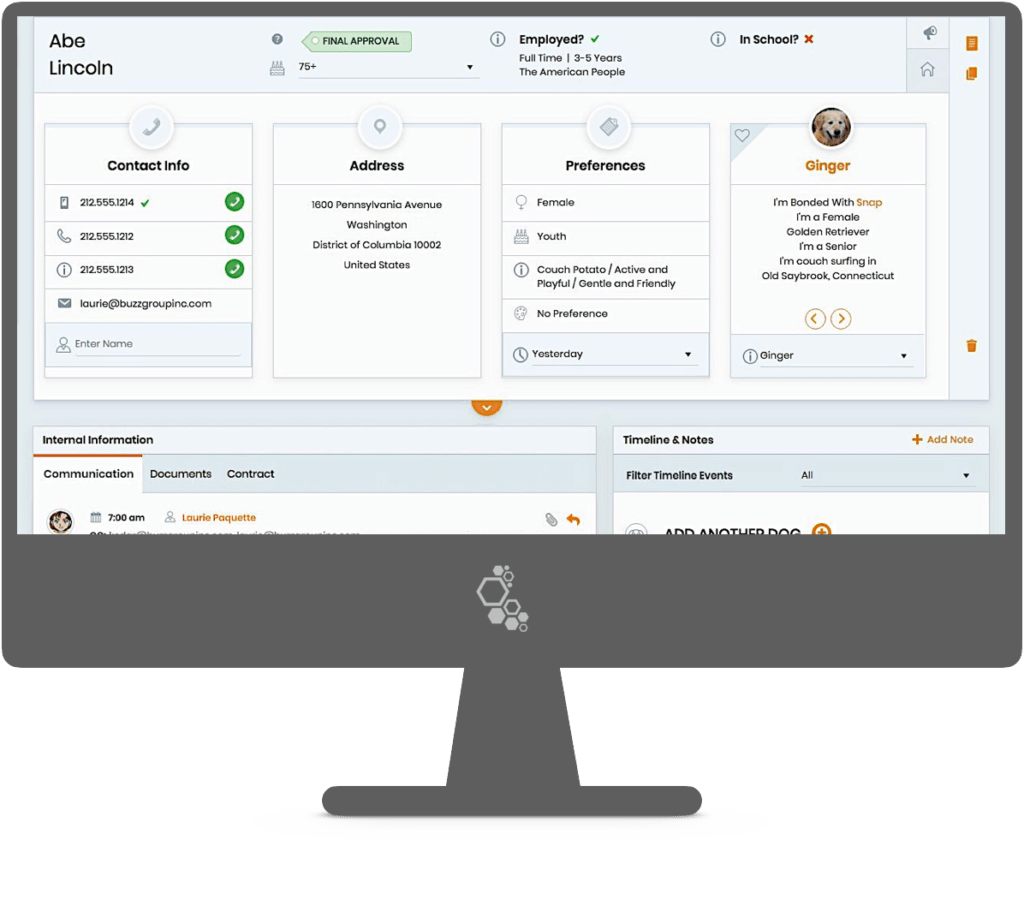 Animal Rescue and Shelter Software | Buzz to the Rescues